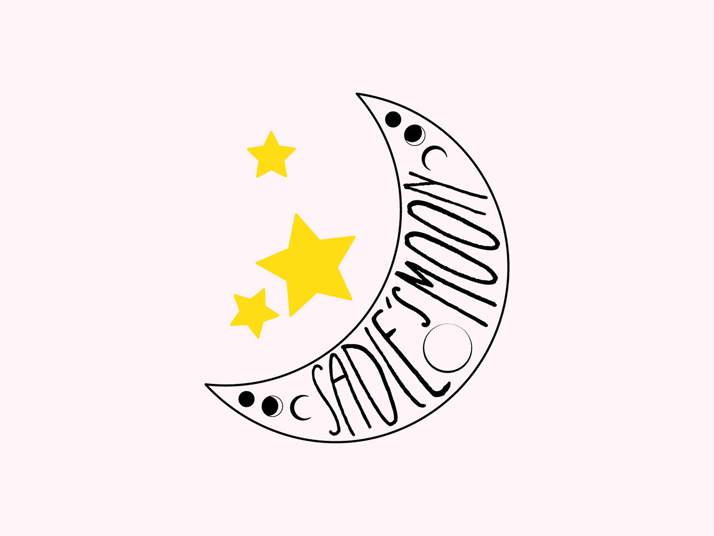 101 ý tưởng thiết kế logo mặt trăng - Gudlogo