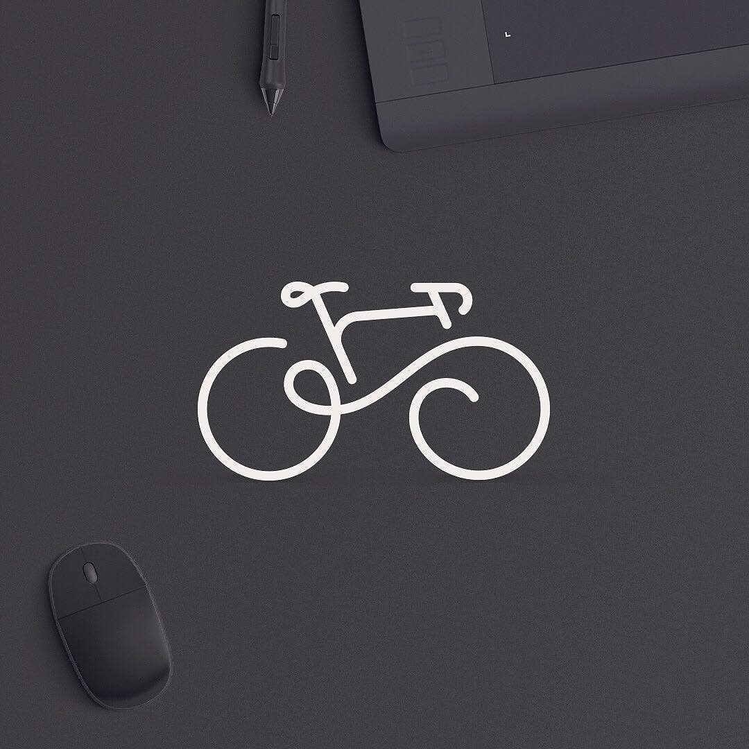 101 ý tưởng thiết kế logo xe đạp - Gudlogo